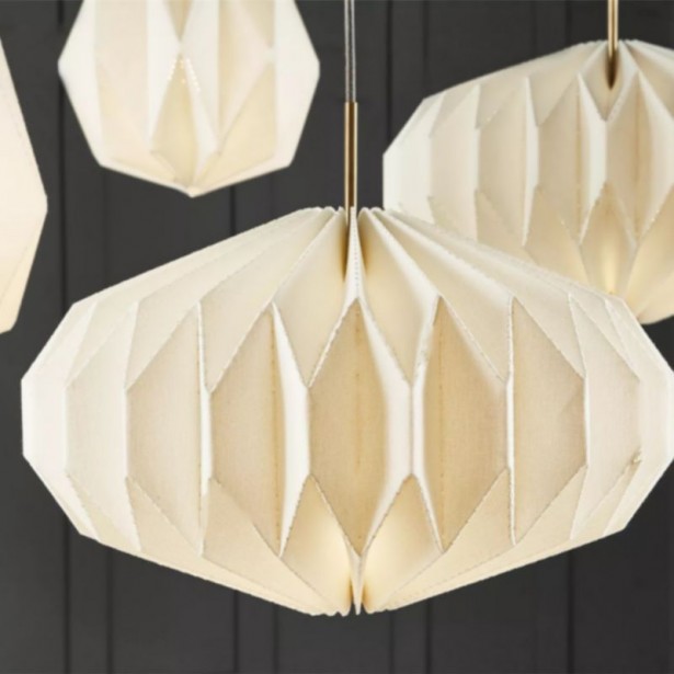 Mone Oval Paper Pendant Light - yigo.jp