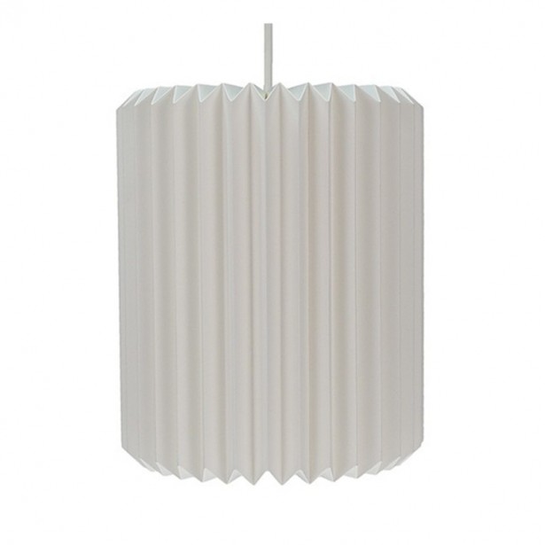 Mone Tube Cylinder Paper Pendant Light - yigo.jp