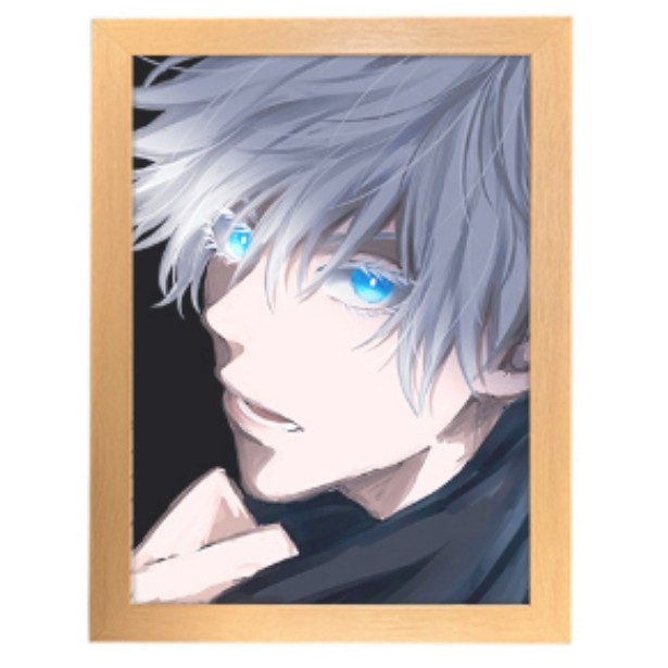 Jujutsu Kaisen Satoru Gojo Art Painting Wall Lamp | Yigo | Table Lamp ...