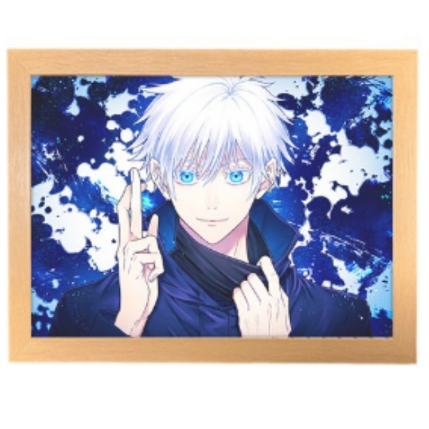 Jujutsu Kaisen Satoru Gojo Art Painting Wall Lamp | Yigo | Table Lamp ...