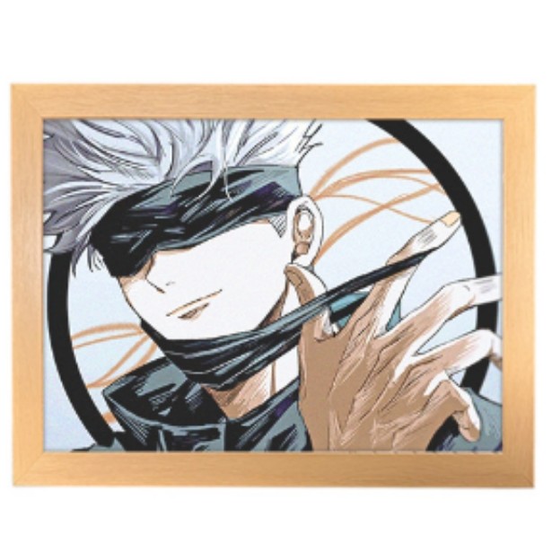 Jujutsu Kaisen Satoru Gojo Art Painting Wall Lamp | Yigo | Table Lamp ...