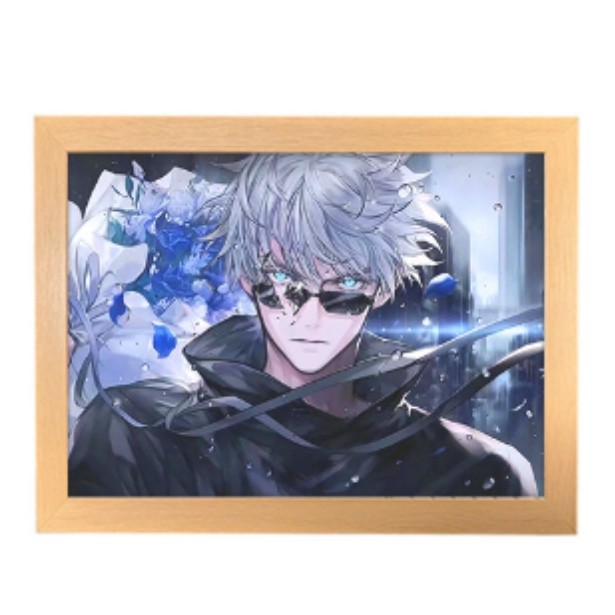 Jujutsu Kaisen Satoru Gojo Art Painting Wall Lamp | Yigo | Table Lamp ...