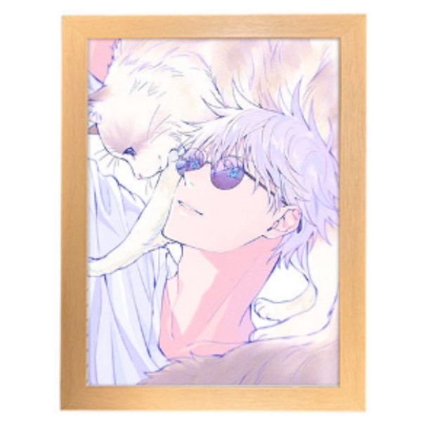 Jujutsu Kaisen Satoru Gojo Art Painting Wall Lamp | Yigo | Table Lamp ...