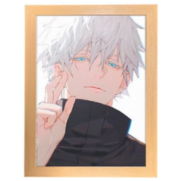 Jujutsu Kaisen Satoru Gojo Art Painting Wall Lamp | Yigo | Table Lamp ...