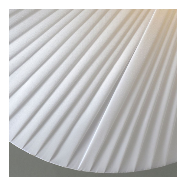 Stylish fabric ceiling light with a lotus flower and straw hat shape ...